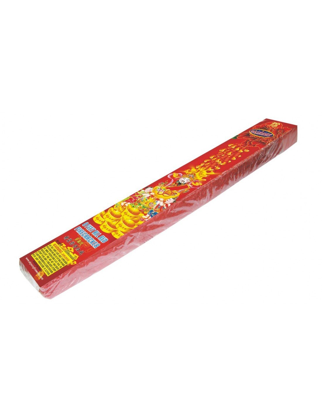 8 Feet All Red Crackers - Skysong Fireworks