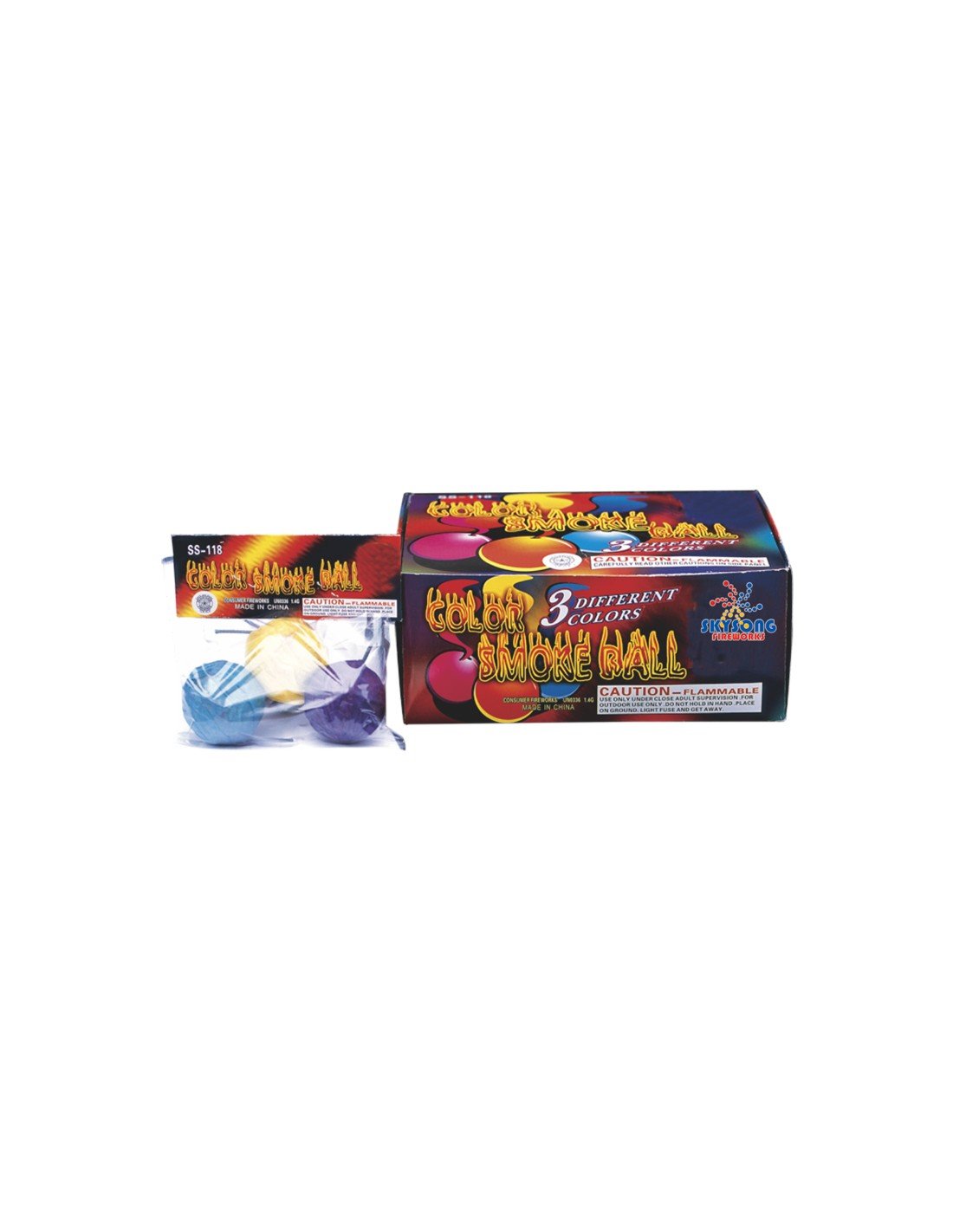 Jumbo Color Smoke Ball - Skysong Fireworks