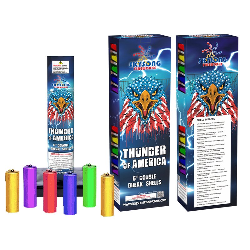 Kraken 6 Canister Shells - Skysong Fireworks