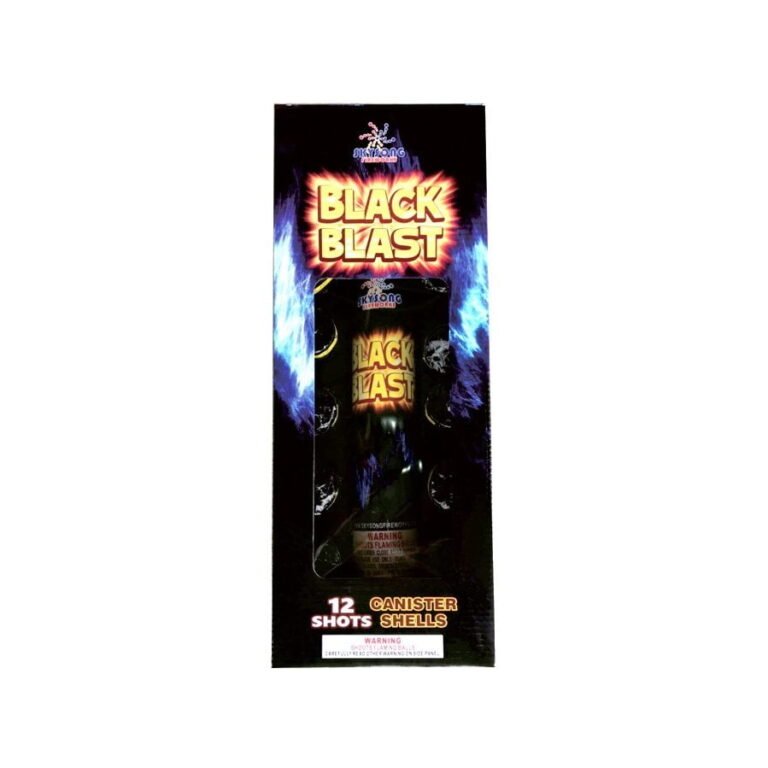 Black Blast Artillery Shells - Skysong Fireworks