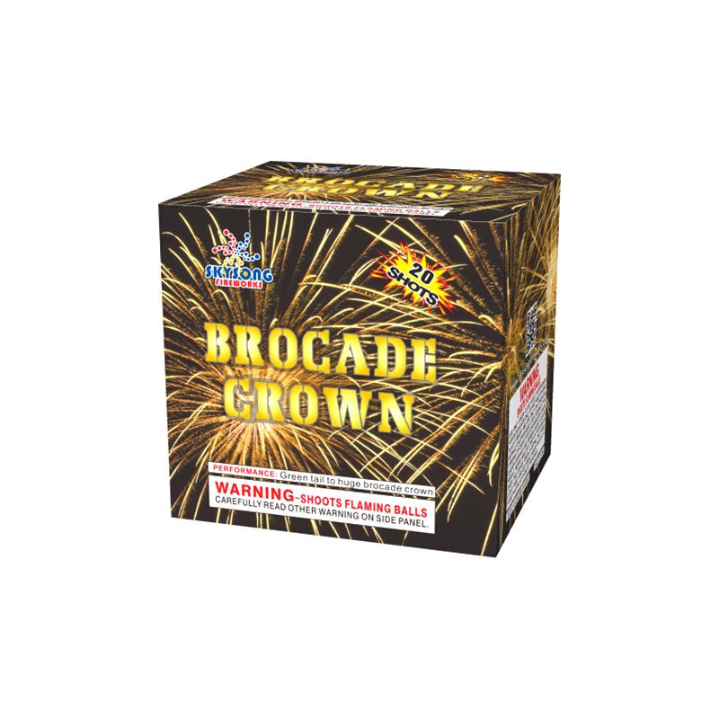 Brocade Crown 20Shots Fireworks for Spectacular Displays